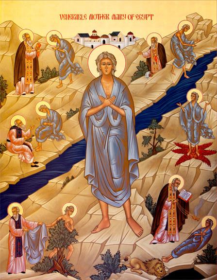 Προσκυνητής: Η Οσία Μαρία η Αιγυπτία καί η άκτιστος Θεία Χάρις