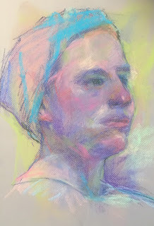 TURBAN - pastel by Susan Roden