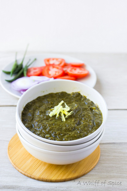 Makki di Roti and Sarsaon da Saag - Unleavened Cornmeal Flatbread with ...