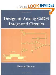 Design of Analog CMOS Integrated Circuits 1st edition, Behzad Razavi ...