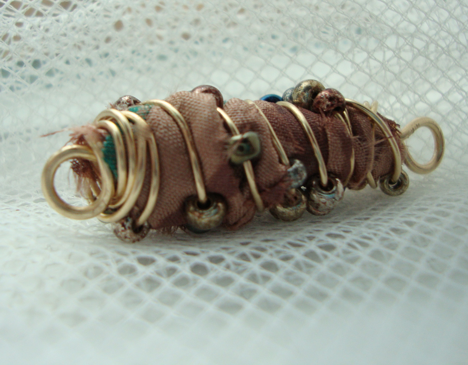 Bead Original: Wrapped Fabric Bead