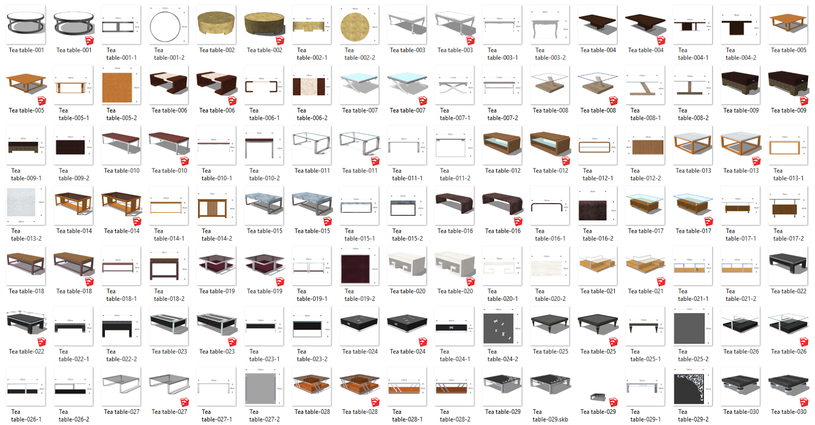 10GB SKETCHUP LIBRARY MODELS COLLECTIONS - 3D333