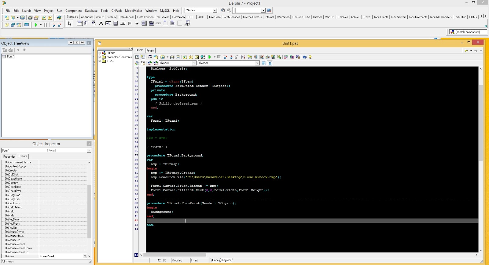 Delphi- Form Arkaplan Resmi Değiştirme ~ witalyus