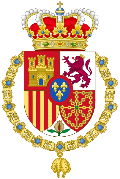 Todo Es Heráldica: Escudo de Felipe VI de España