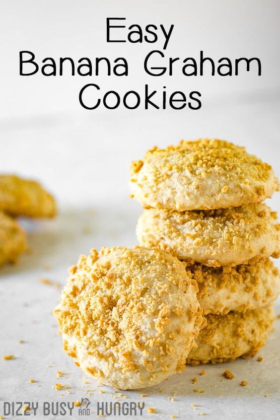 Easy Banana Graham Cookies - Simple Delicious Desserts
