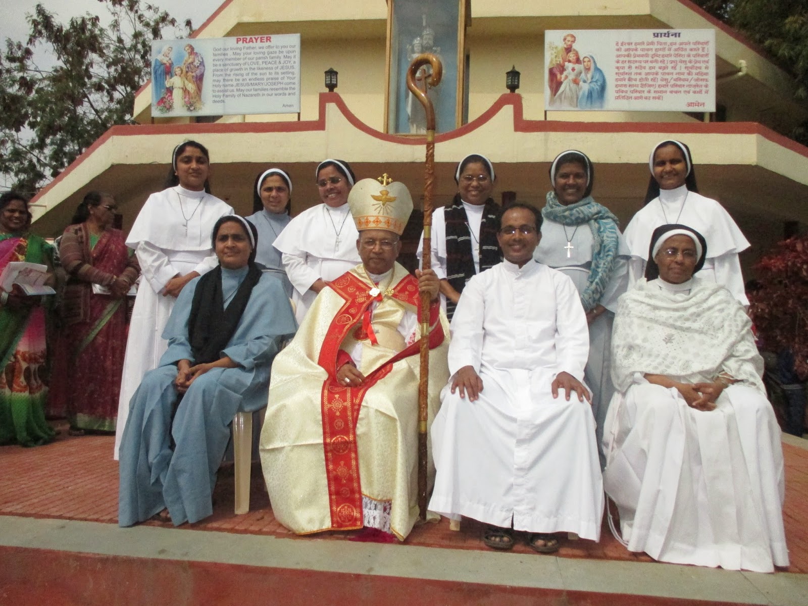 DIOCESE OF SAGAR: Ganj Basoda: Pastoral visit to FCC Sisters on 15th March.