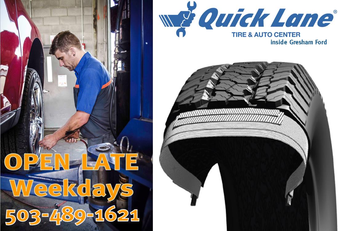Quick Lane at Gresham Ford: Five Reasons to Buy Your Tires at the Quick ...