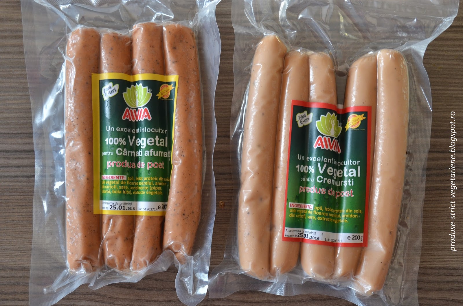 Cremvusti si carnati vegetali (Aivia)