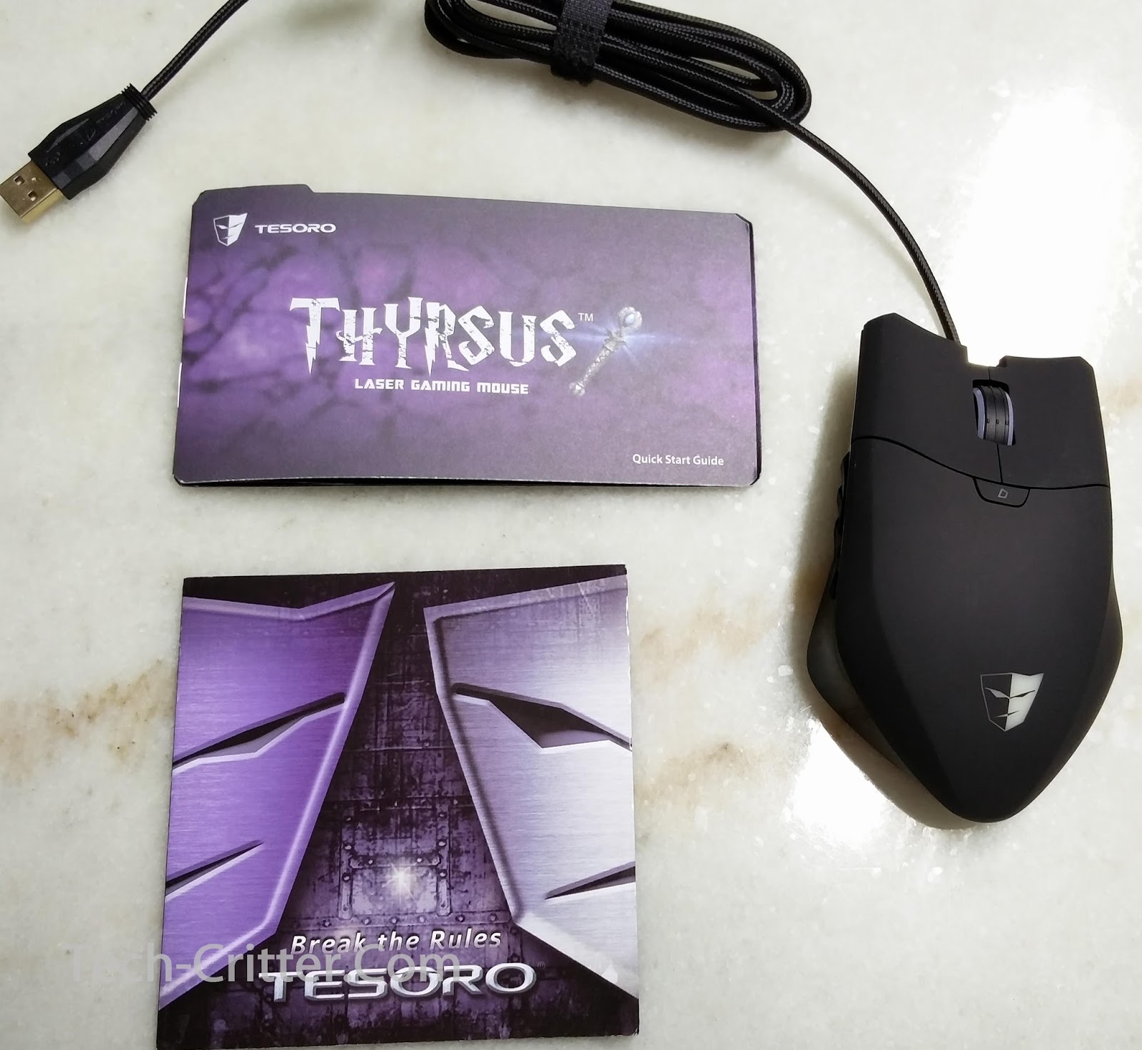 Unboxing & Review: Tesoro Thyrsus Laser Gaming Mouse