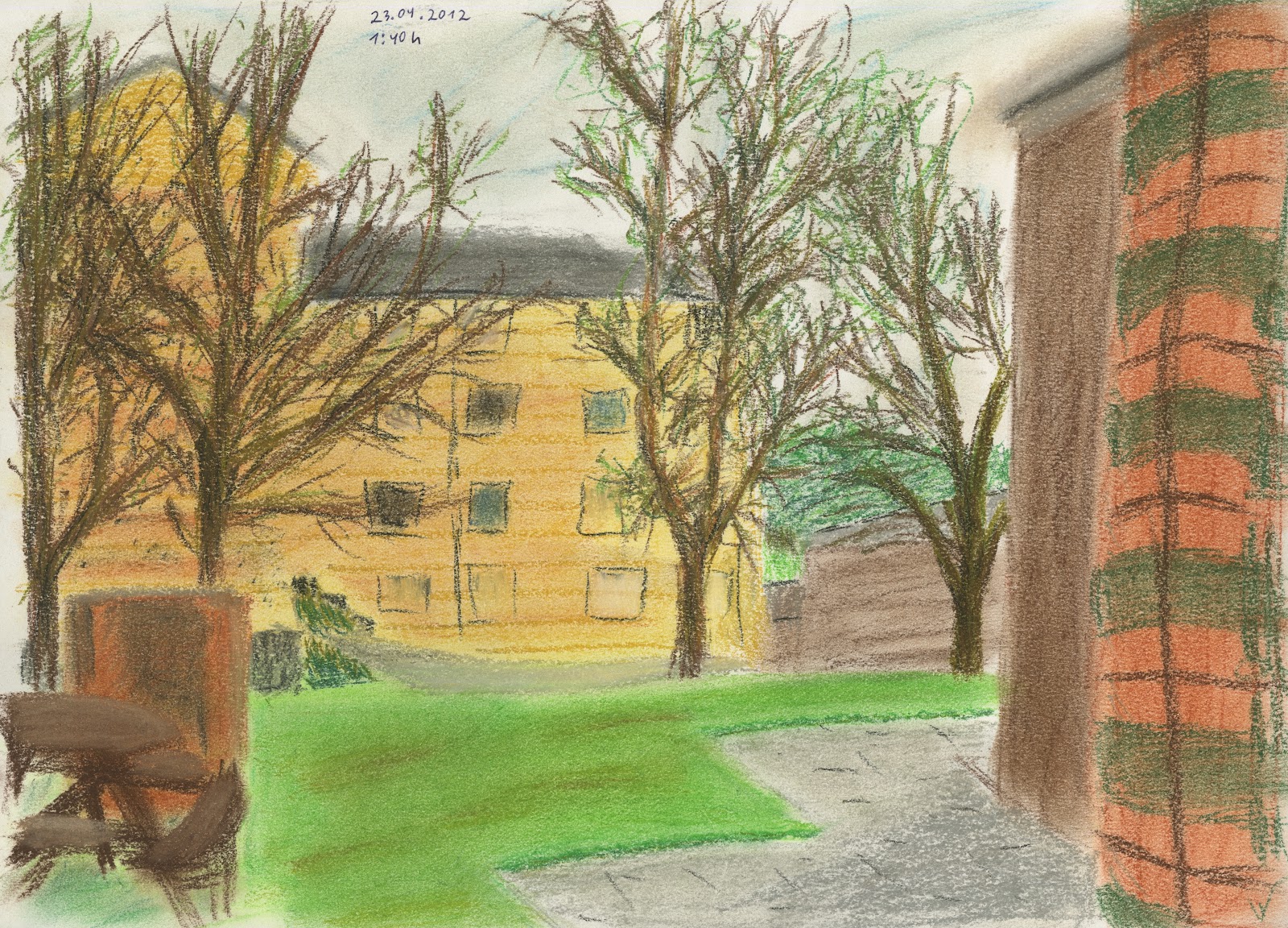 Observational Drawing 2: Week 11 - Landscapes - Colour