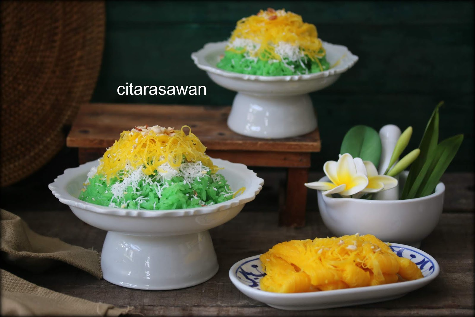 Pulut Pandan Jala Mas ~ Resepi Terbaik