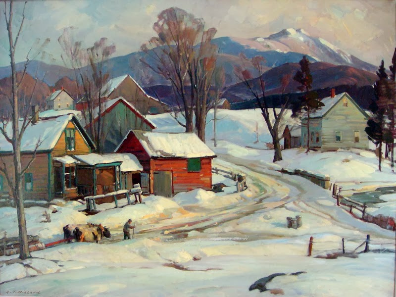 Yankee Painter: Aldro Hibbard - The Greatest Painter of Snow