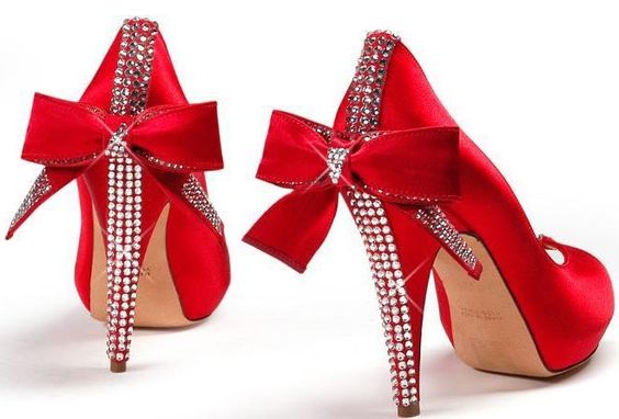 Adorable red bow high heel sandals fashion - Fashiontrends4everybody