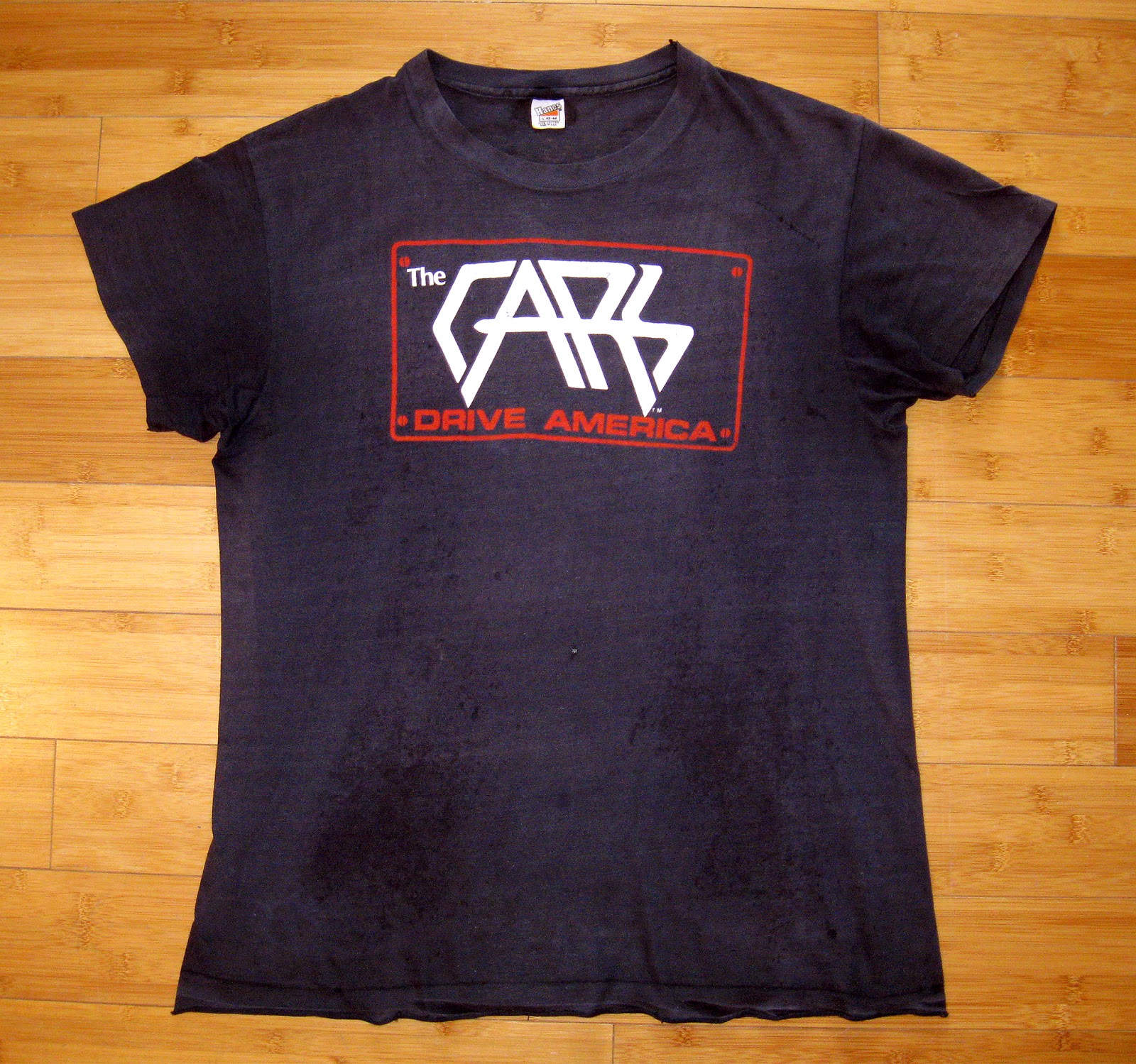 Wörn75: Vintage 1979 The Cars "Candy-O" Drive America Tour T-Shirt