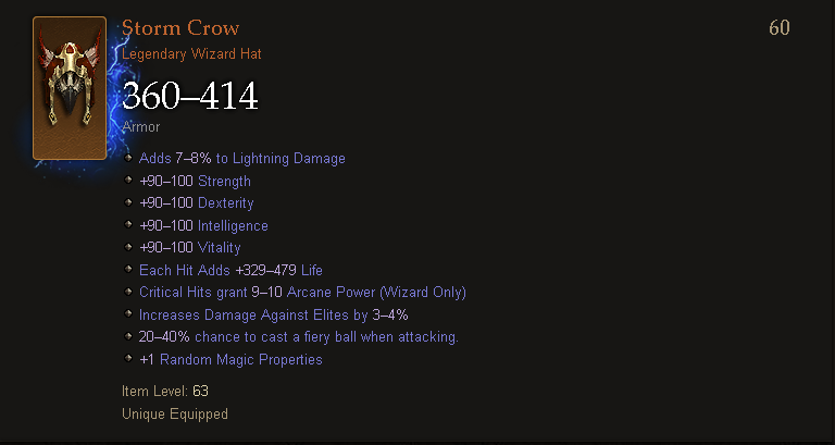 The Best Games Ever: Diablo 3 | Legendary and Set Helms Table