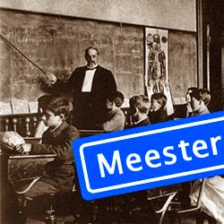 Respect voor de meester. Op school en op straat.