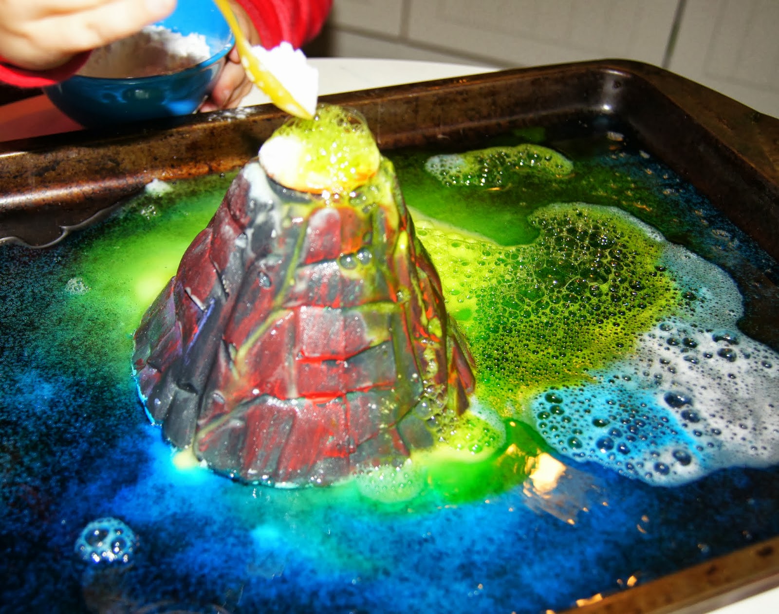 Volcano Science Activities for kids - "Making Montessori Ours"