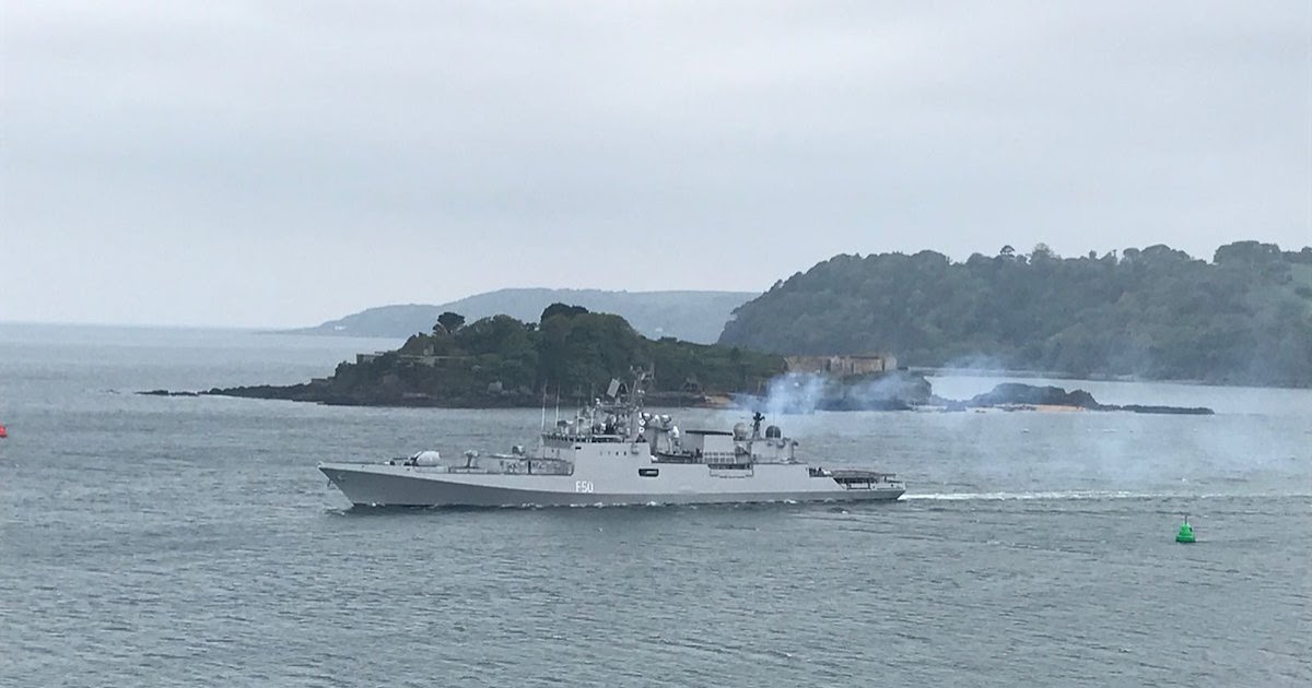 Asian Defence News: INS Tarkash sails out of Plymouth harbour for sea ...