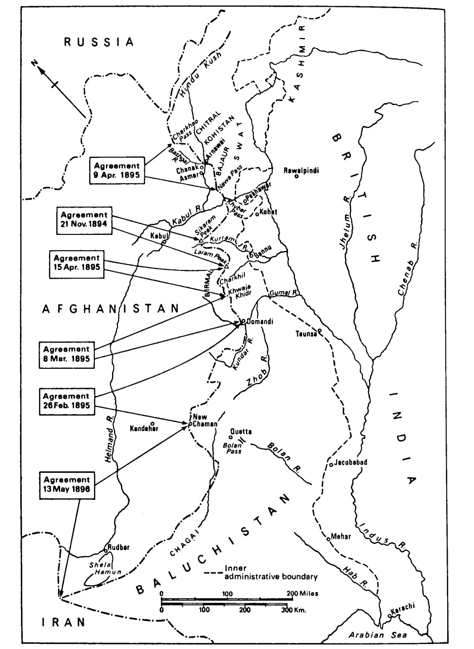 The Durand Line: International boundry between Pakistan and Afghanistan ...