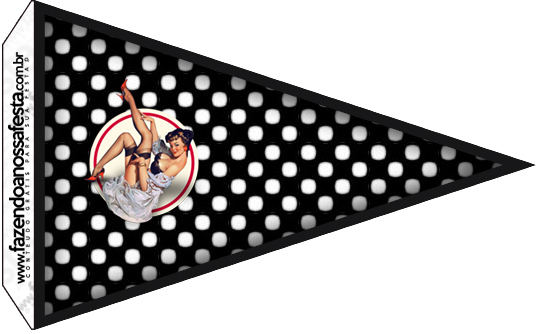 Pin Up in Red, White and Polka Dots: Free Party Printables. | Oh My ...