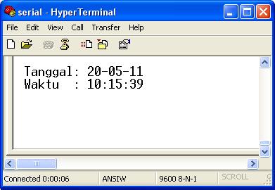 Technologination: Tutorial Jam Digital dengan RTC DS1307 Menggunakan Bascom AVR