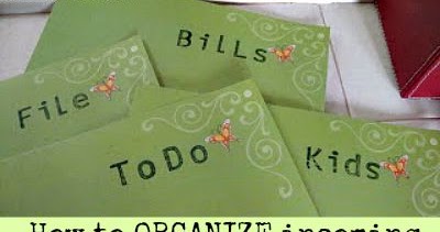 Sunny Simple Life: Project: Organize Incoming Paperwork
