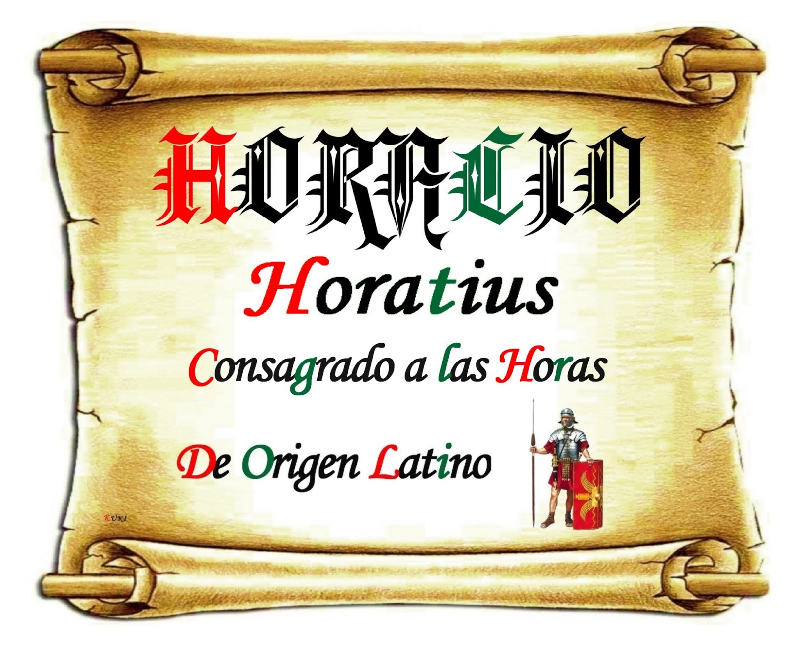El origen de los nombres: Horacio