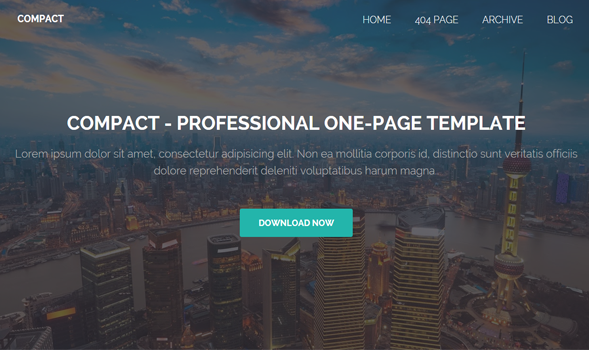 10 One Page Template Blogger Terbaik - Den Blangkon