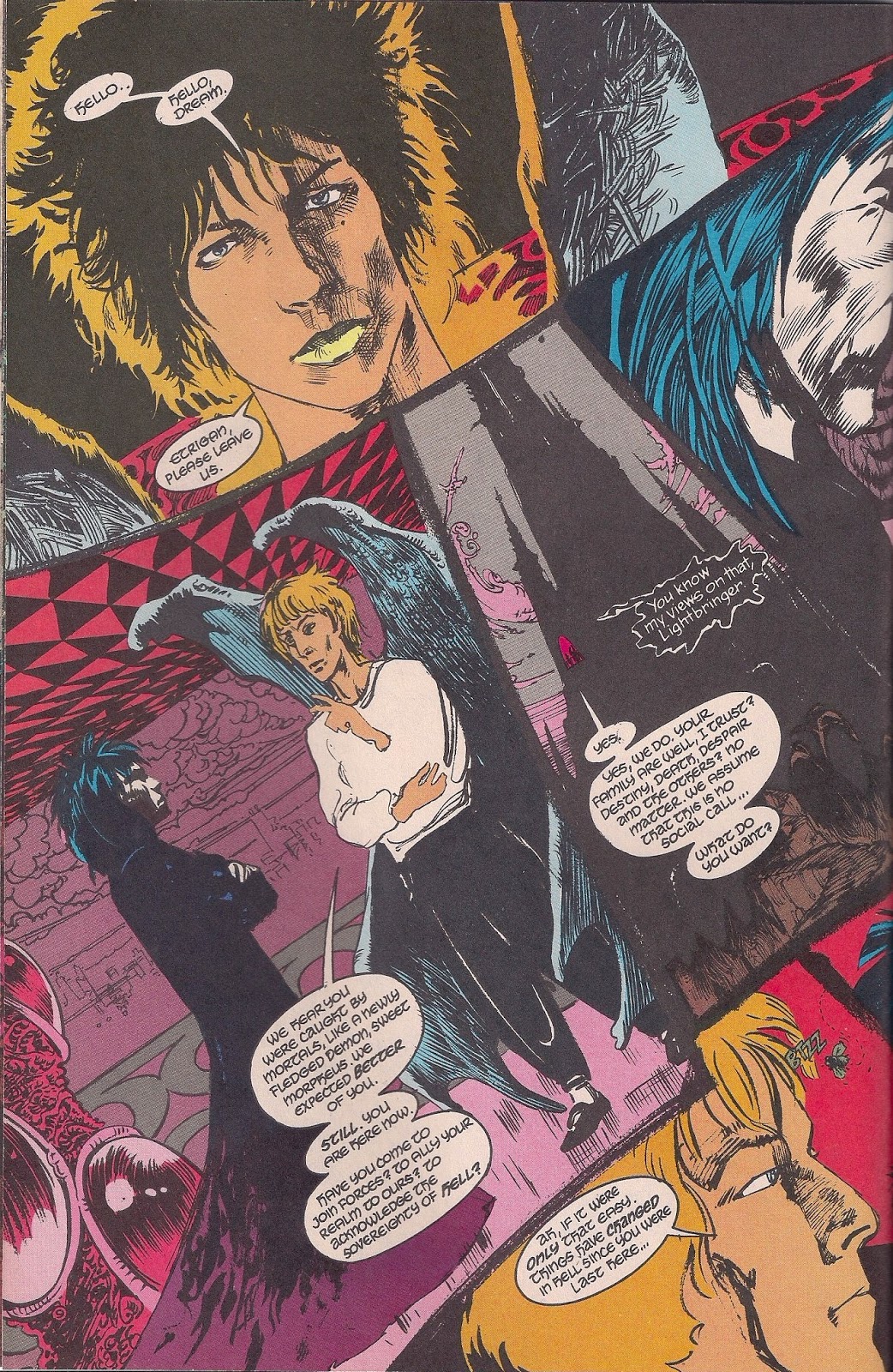 The Blog of Retrofuture: Lucifer's first appearance (original and redrawn)