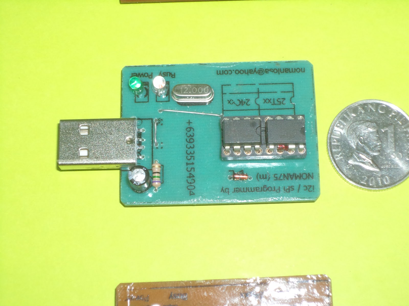i2c / sPi Usb Programmer now available...