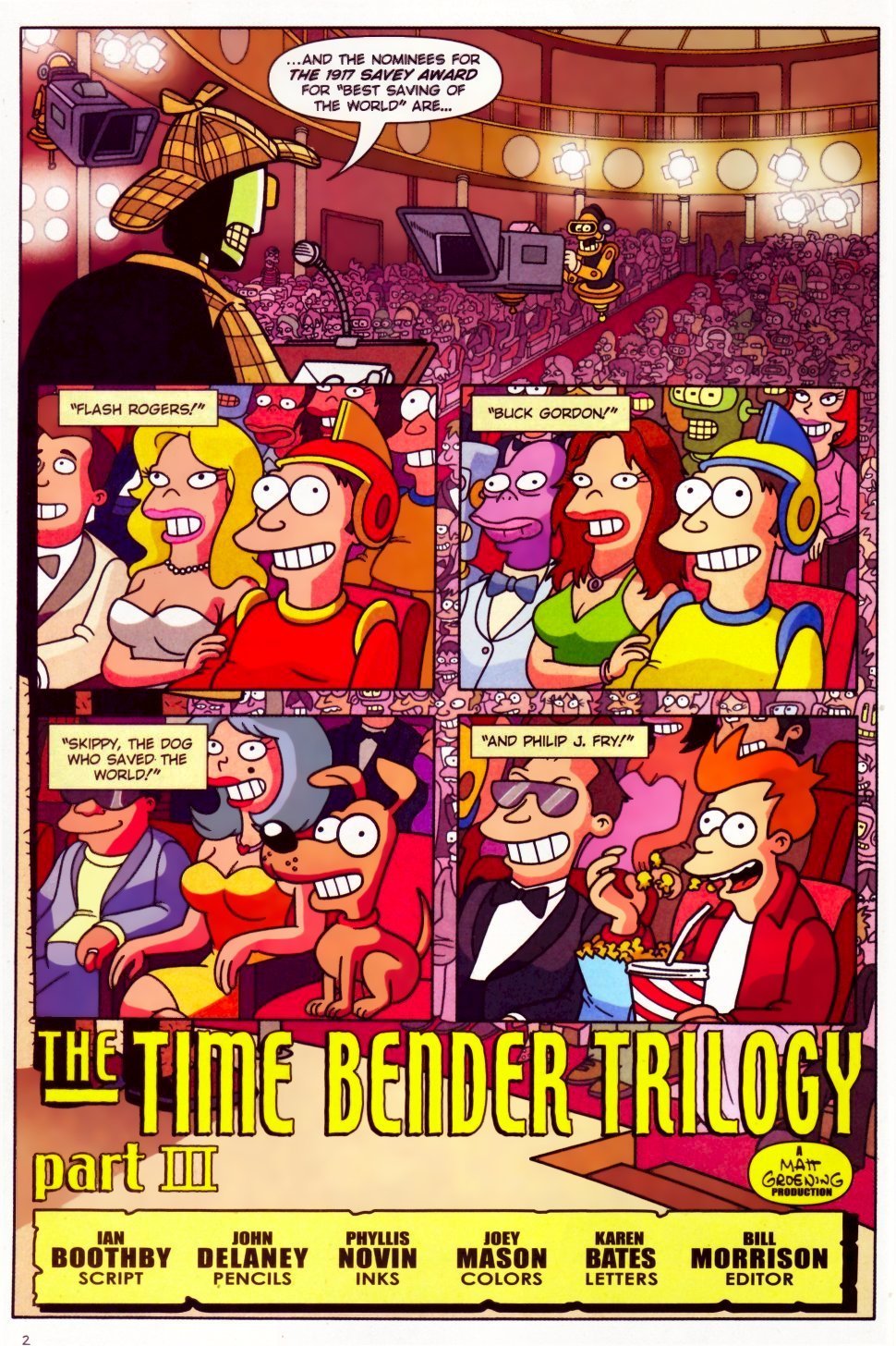 Futurama Comics 019 The Time Bender Trilogy 3 Of 3 | Read Futurama Comics 019 The Time Bender ...