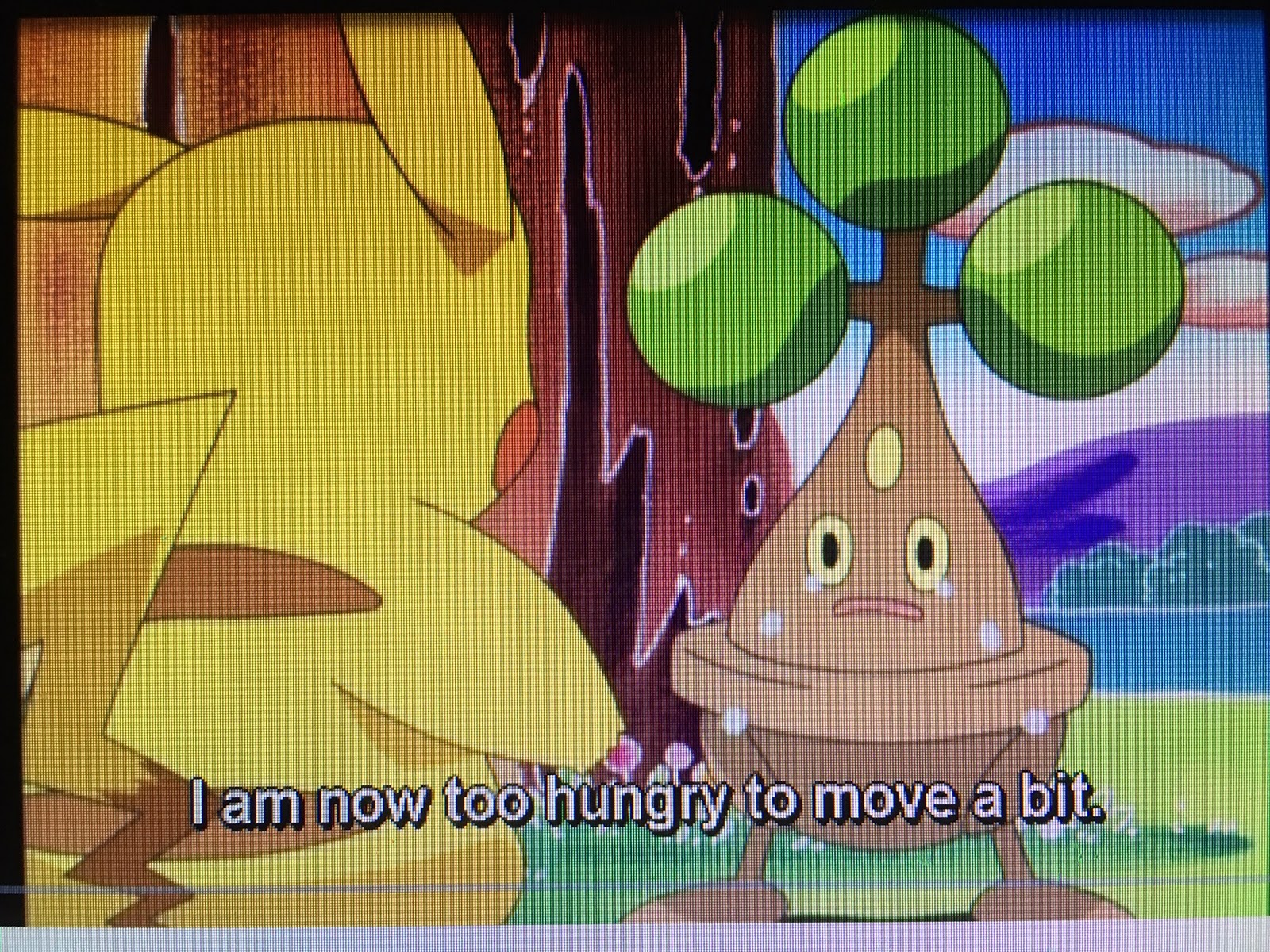 Bonsly in Pikachu's Ghost Carnival