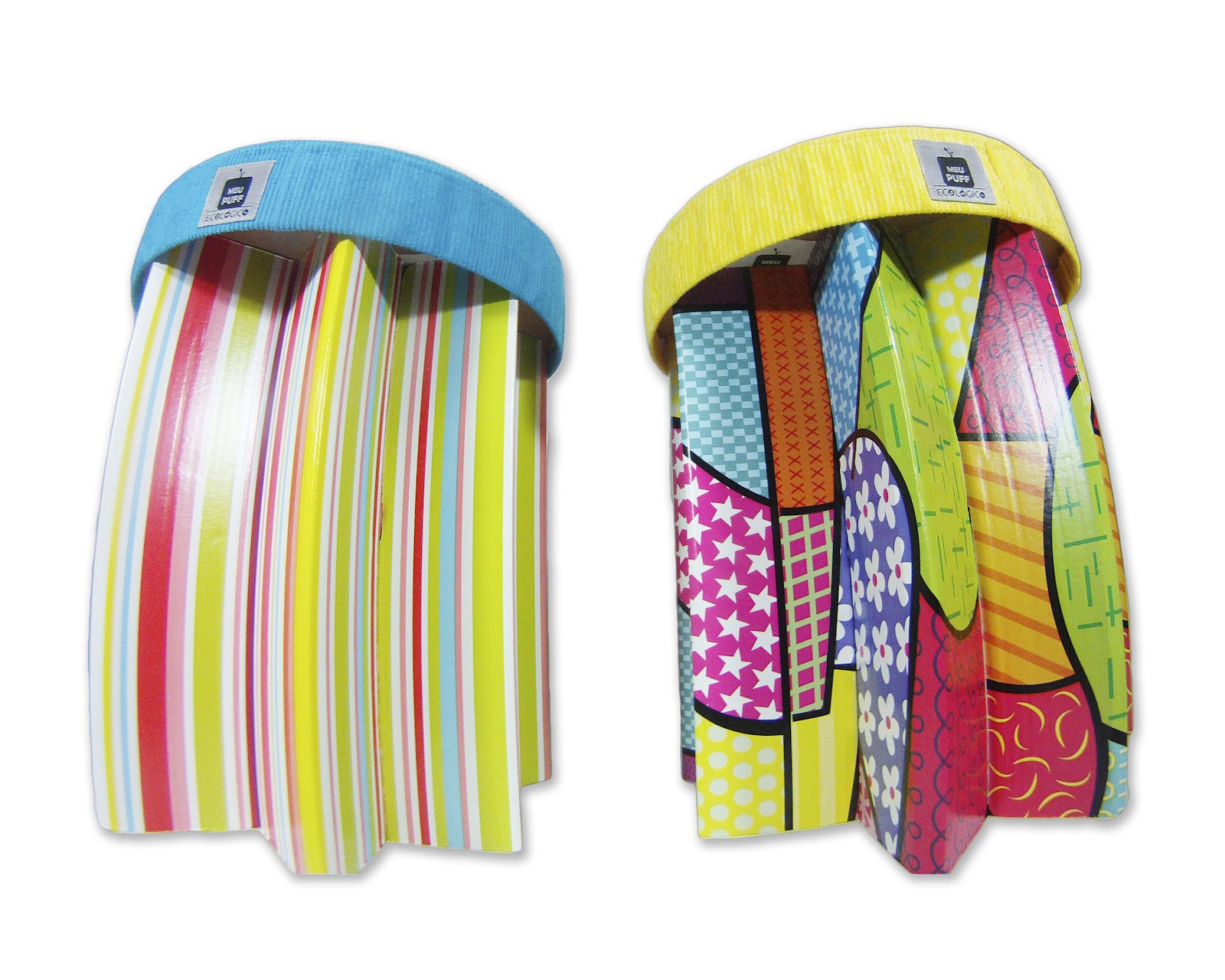 Pensar Eco, é lógico!: Vitrine Pensar Eco: Puff Orbi - Meu Puff Ecológico