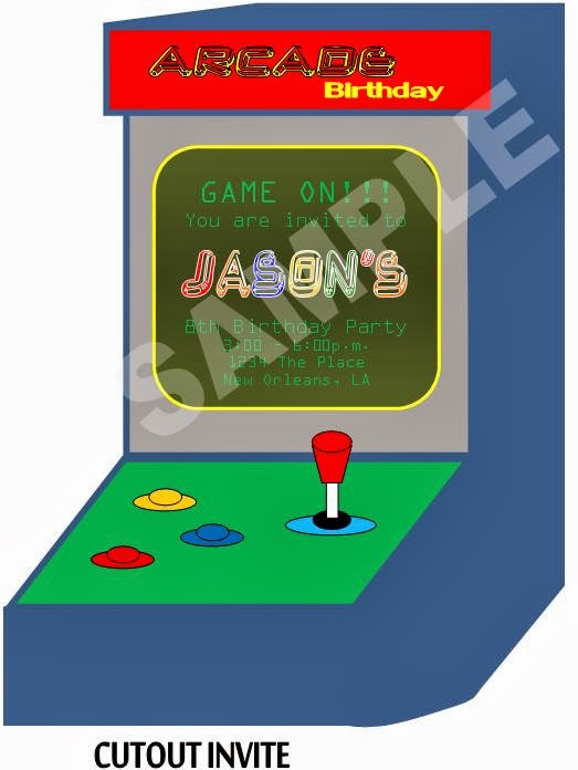 Solutions...Event Design by Kelly: Arcade Game Party Invitations
