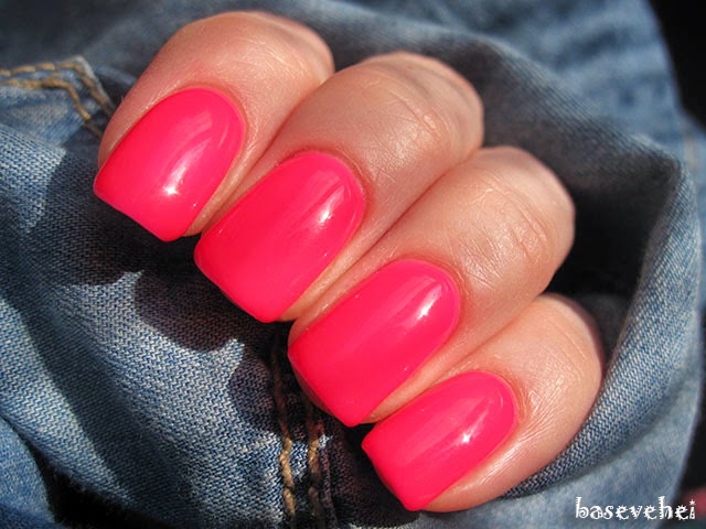 baseveheinails: Semilac - 042 Neon Raspberry