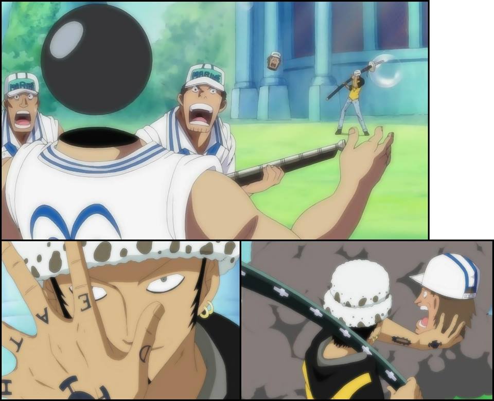 Teknik Shambles Milik Trafalgar law - Anime Corner