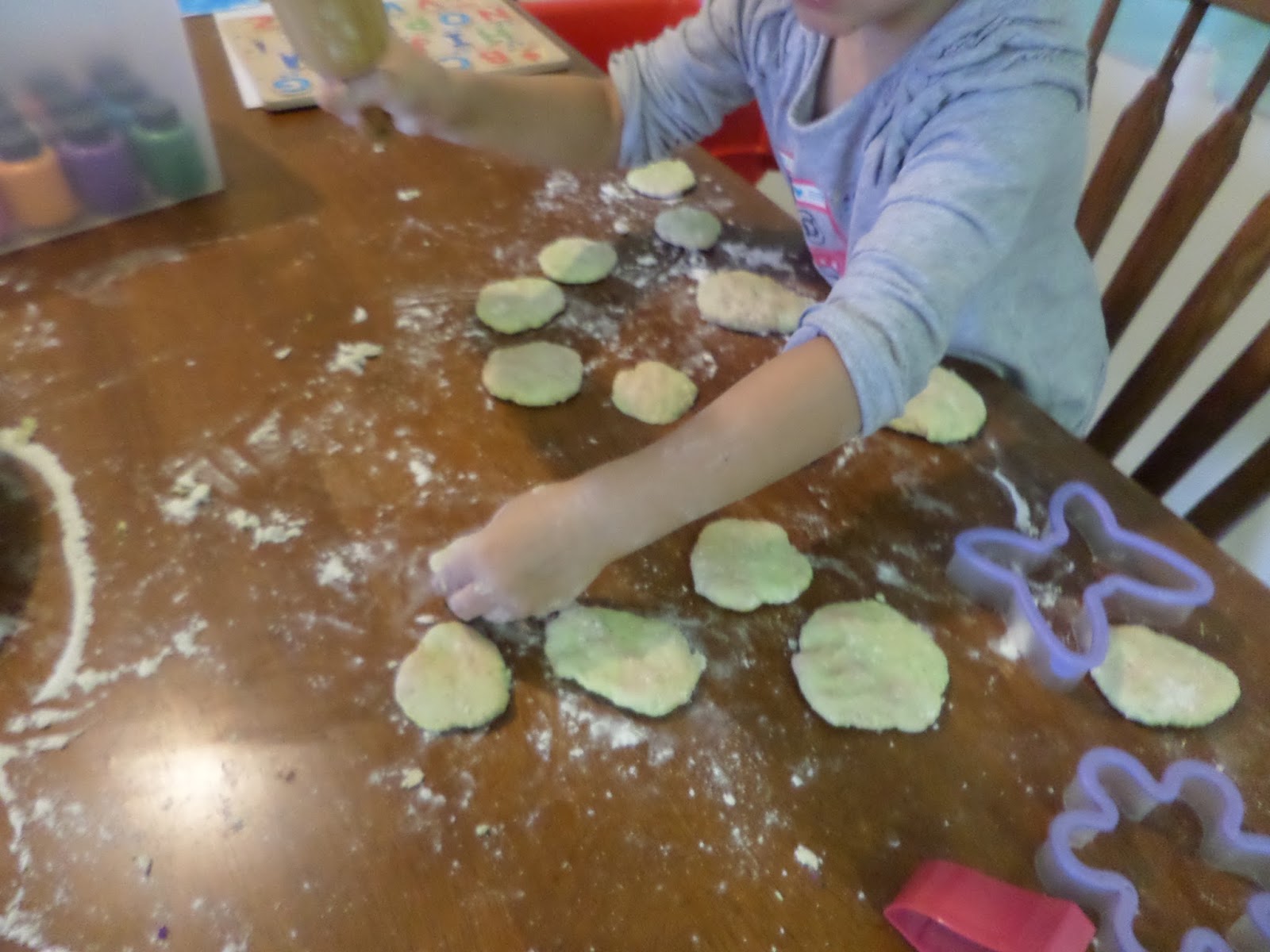 Flour Sensory Play