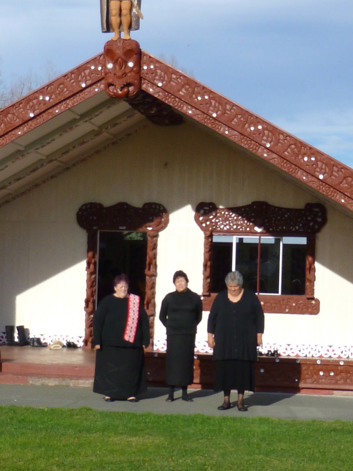 Our New Zealand Adventures: "WELCOME" TO A MARAE