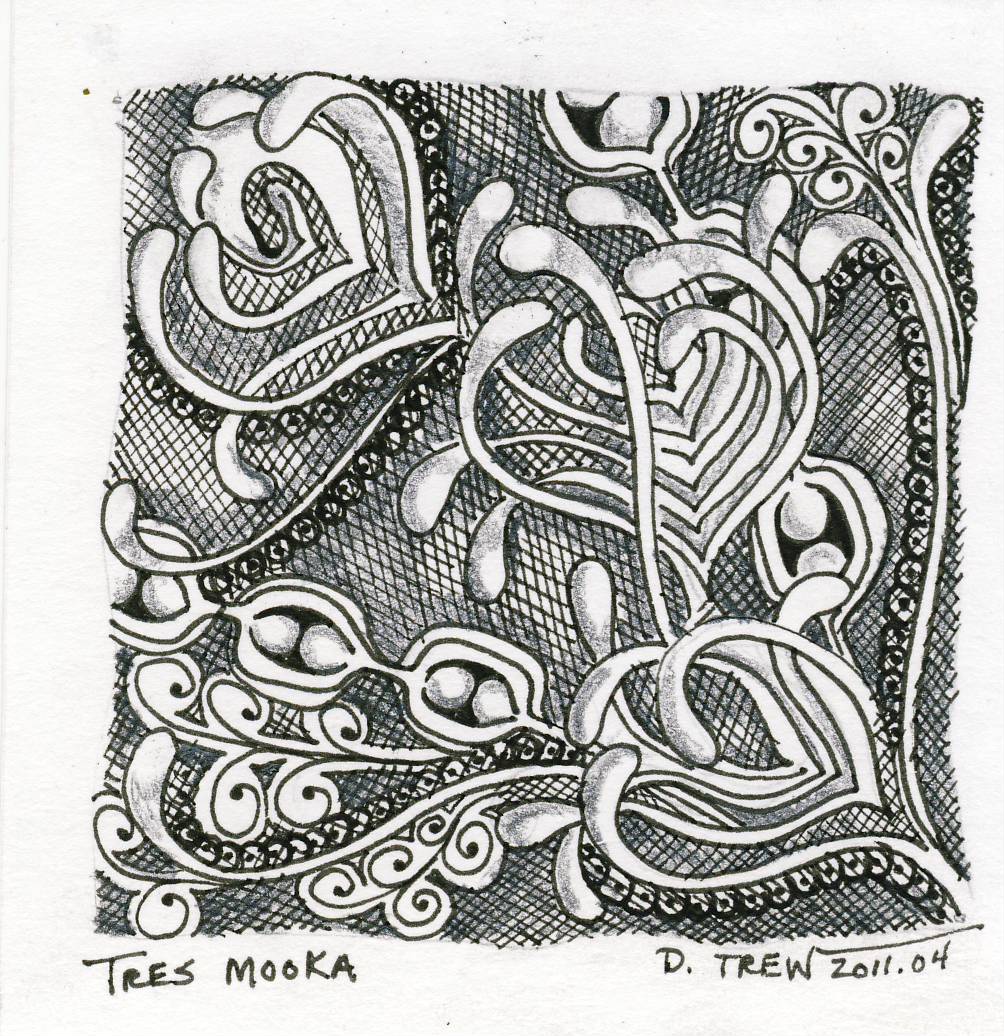 Swift Weavers: Zentangle Challenge - Mooka