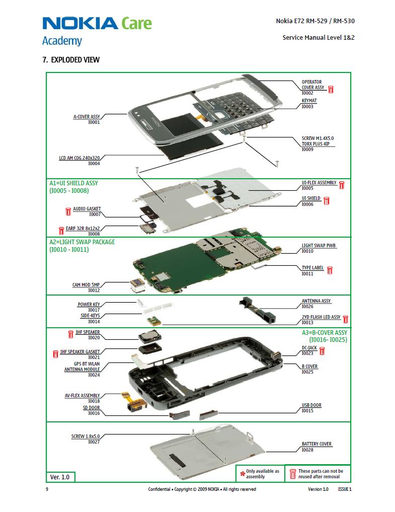 Cengiz KAYA: Manuals , Diagnostic , Disassembly