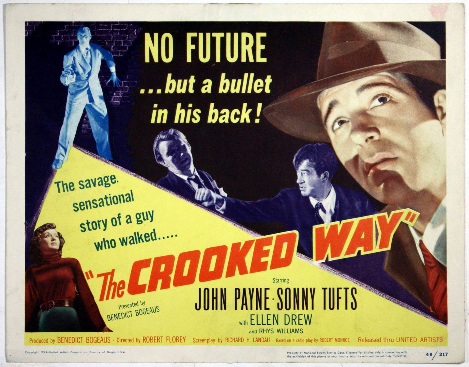 Film Noir Board: THE CROOKED WAY (1949)