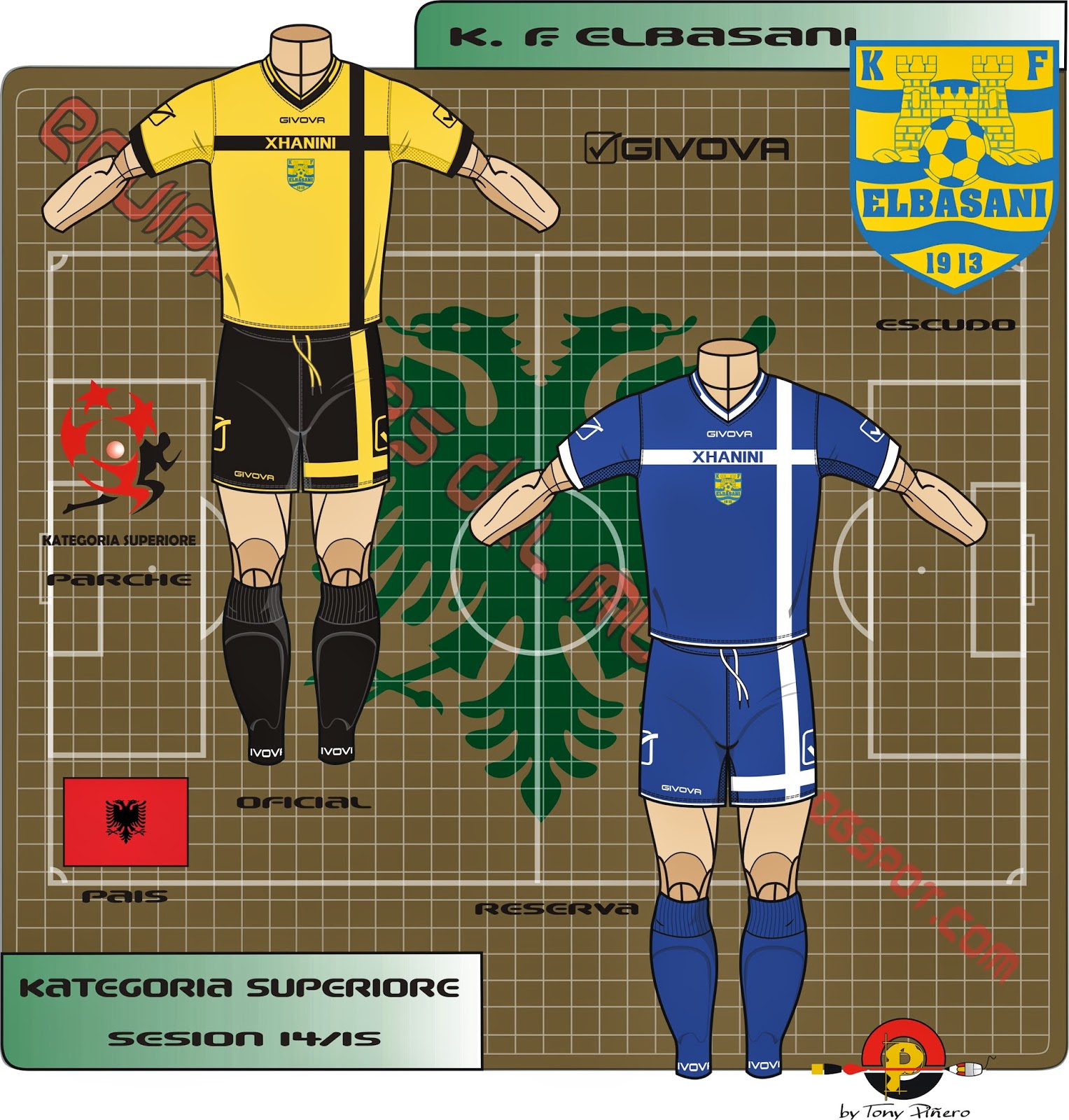 equipaciones del mundo: Albania Kategoria Superiore