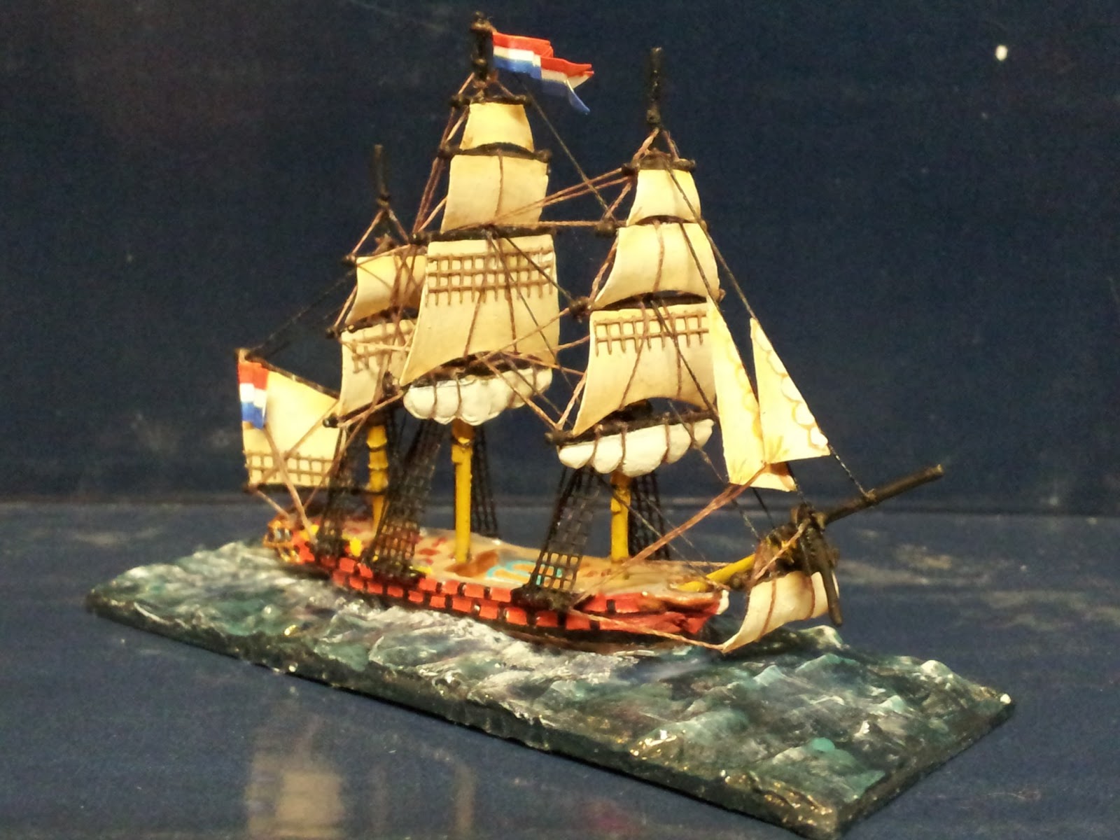 A Miniatures Hobby Room: Navwar Dutch 64 Gun Finished