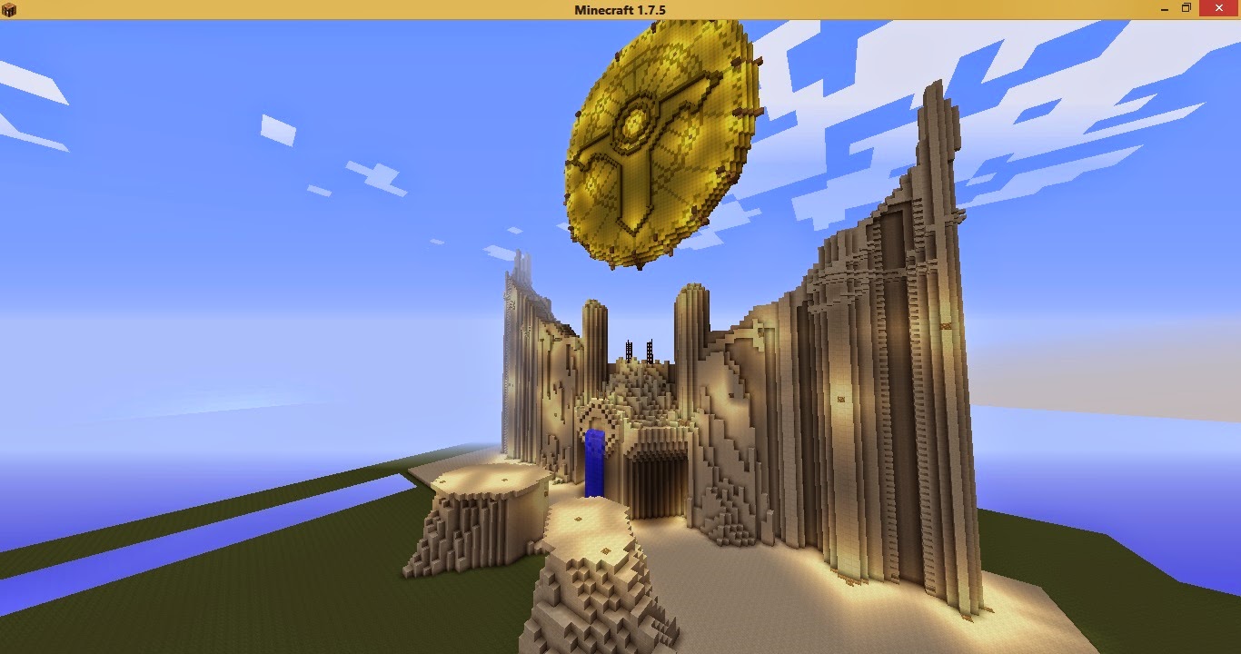 El Cielo de los Dioses del Aneillo: Creación Minecraft:Imperio de Shurima