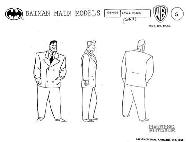 Living Lines Library: Batman (TV Series 1992–1995) - Model Sheets ...