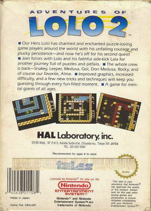 Nerdicus NES Review # 24 : The Adventures of LoLo 2 ~ Life of a Gamer Nerd