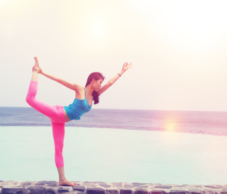 Keep your health with Elin: 서서하는 활자세 Standing bow pulling pose