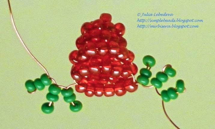 Beading for the very beginners: Raspberry