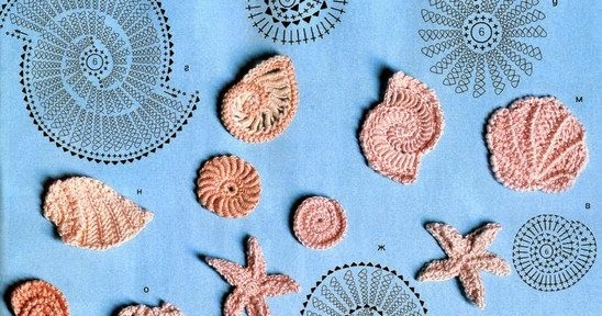 Irina: Crochet Seashells with PATTERNS.