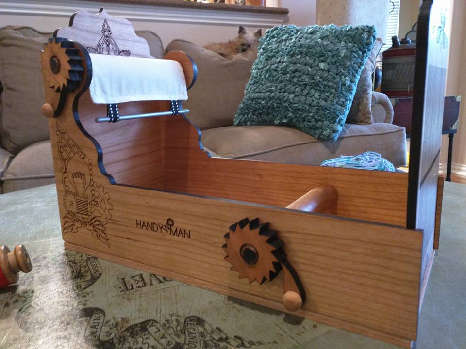 She's just a girl who creates...: Handmade Steampunk Box Tape Loom
